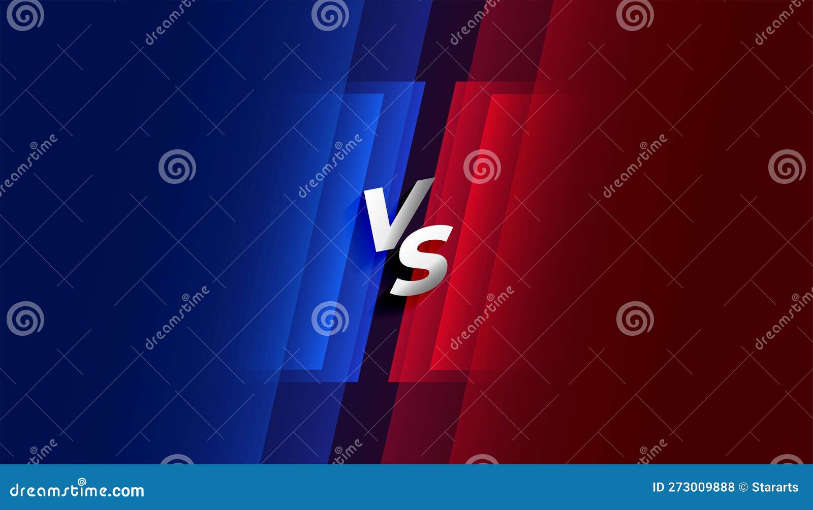 Trendy Versus Vs Duel Conflict Banner for Contest Stock Vector ...