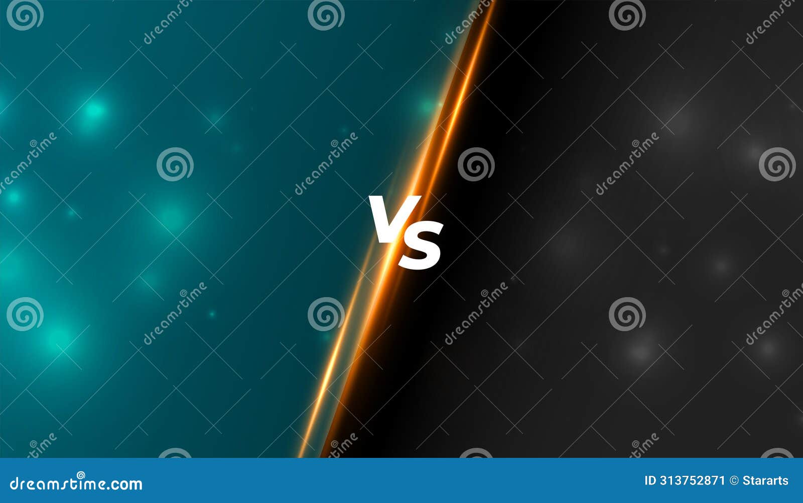 Trendy Versus Vs Shiny Banner for Contest or Tournament Stock ...