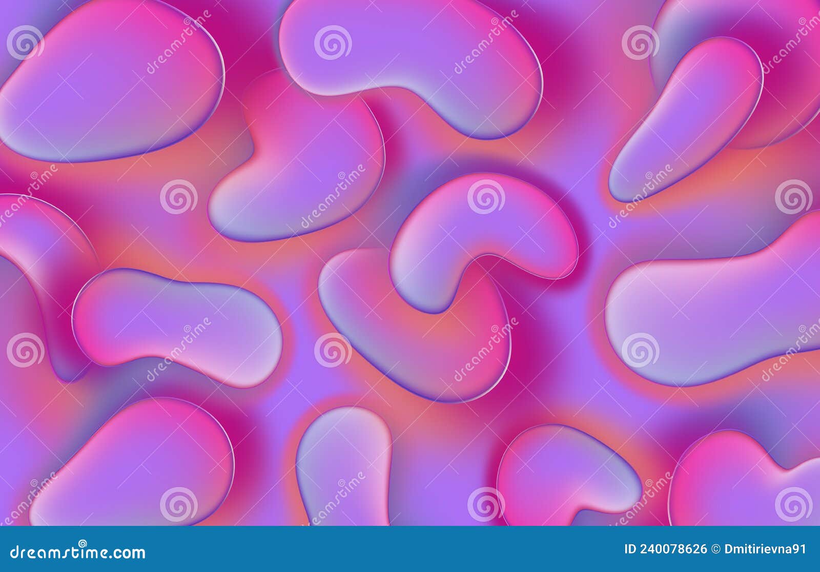 Trendy Violet Neumorphism Style Liquid Plastic Interface Background ...