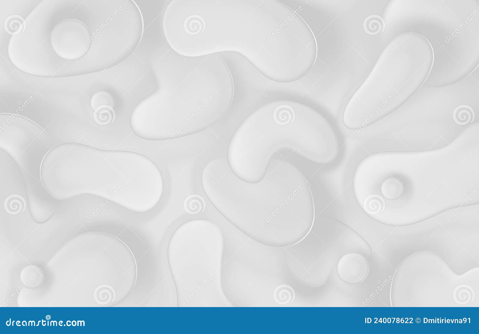 Trendy White Neumorphism Style Liquid Plastic Interface Background ...