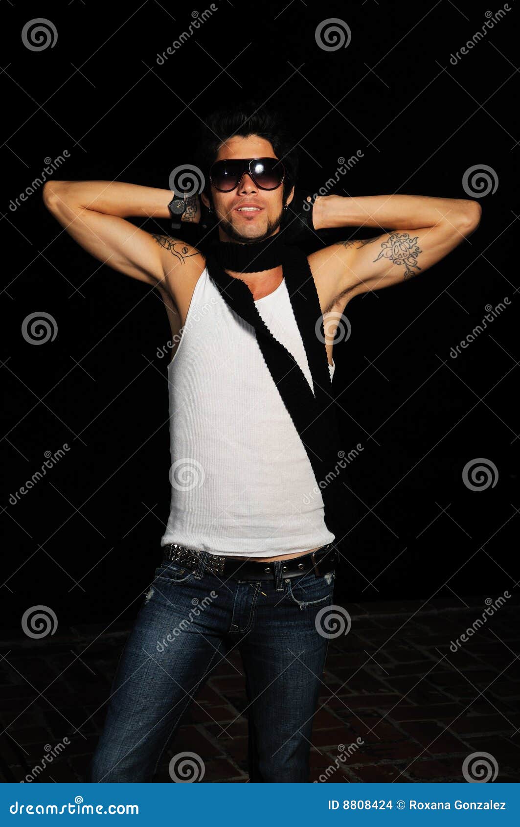Trendy young man stock photo. Image of macho, adult, male - 8808424
