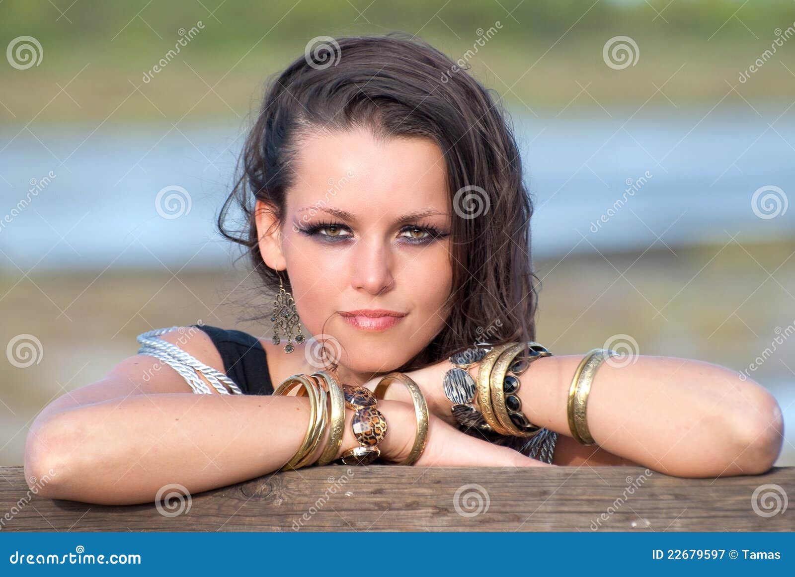 Trendy young woman stock image. Image of pretty, details - 22679597