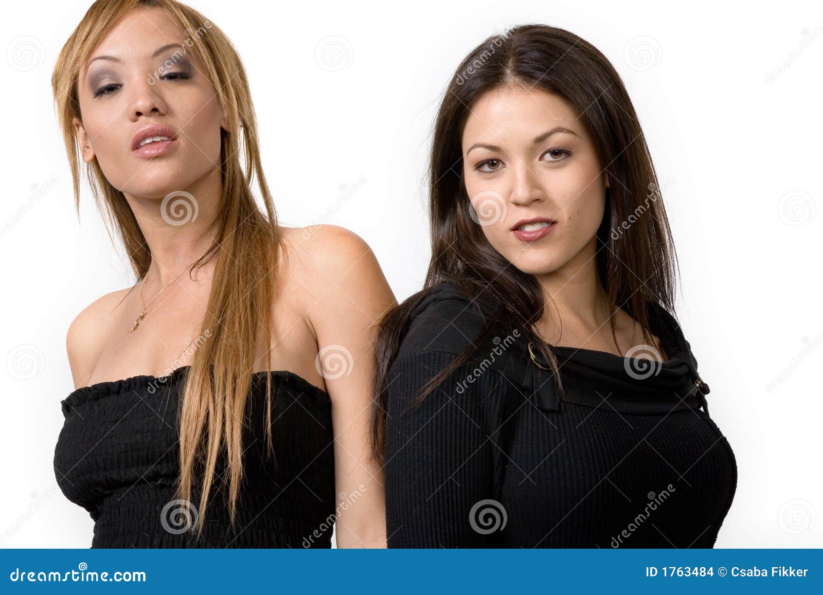 Trendy young women stock photo. Image of together, stylish - 1763484