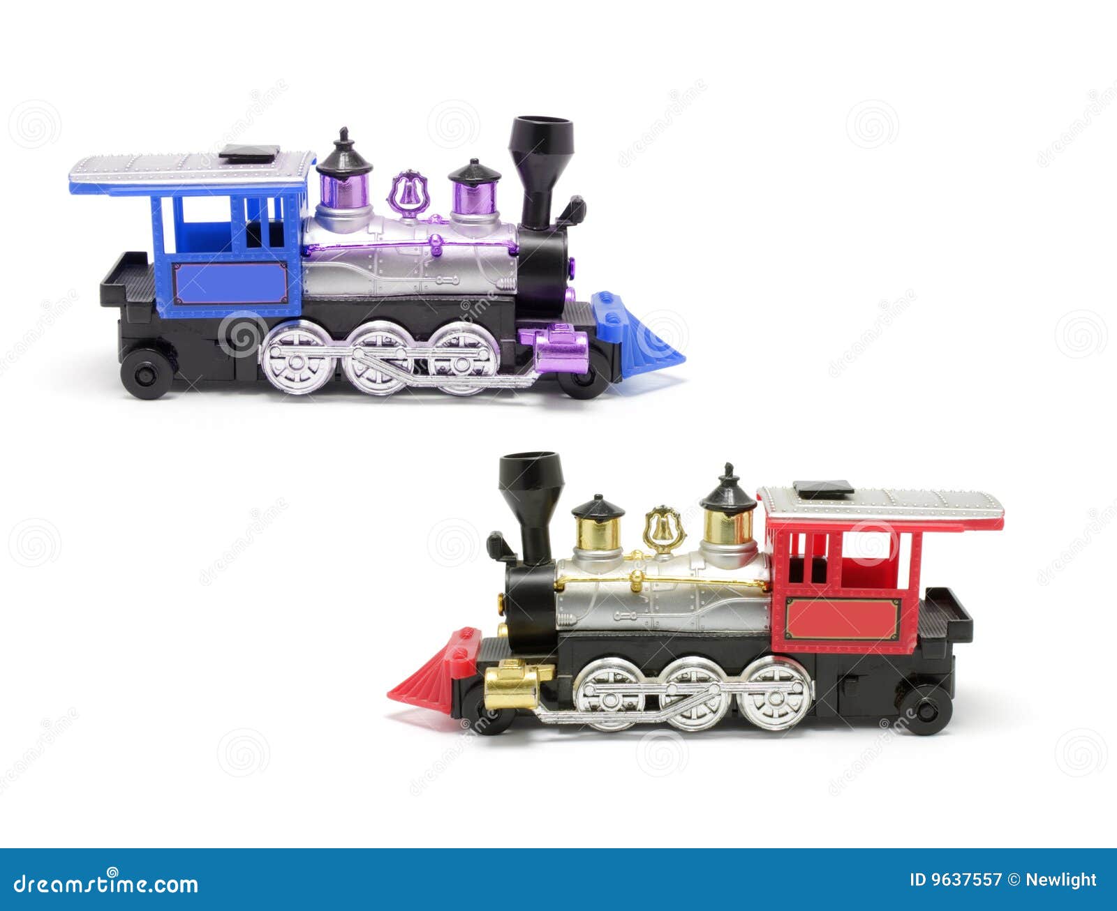 Trenes del juguete imagen de archivo. Imagen de aislado - 9637557