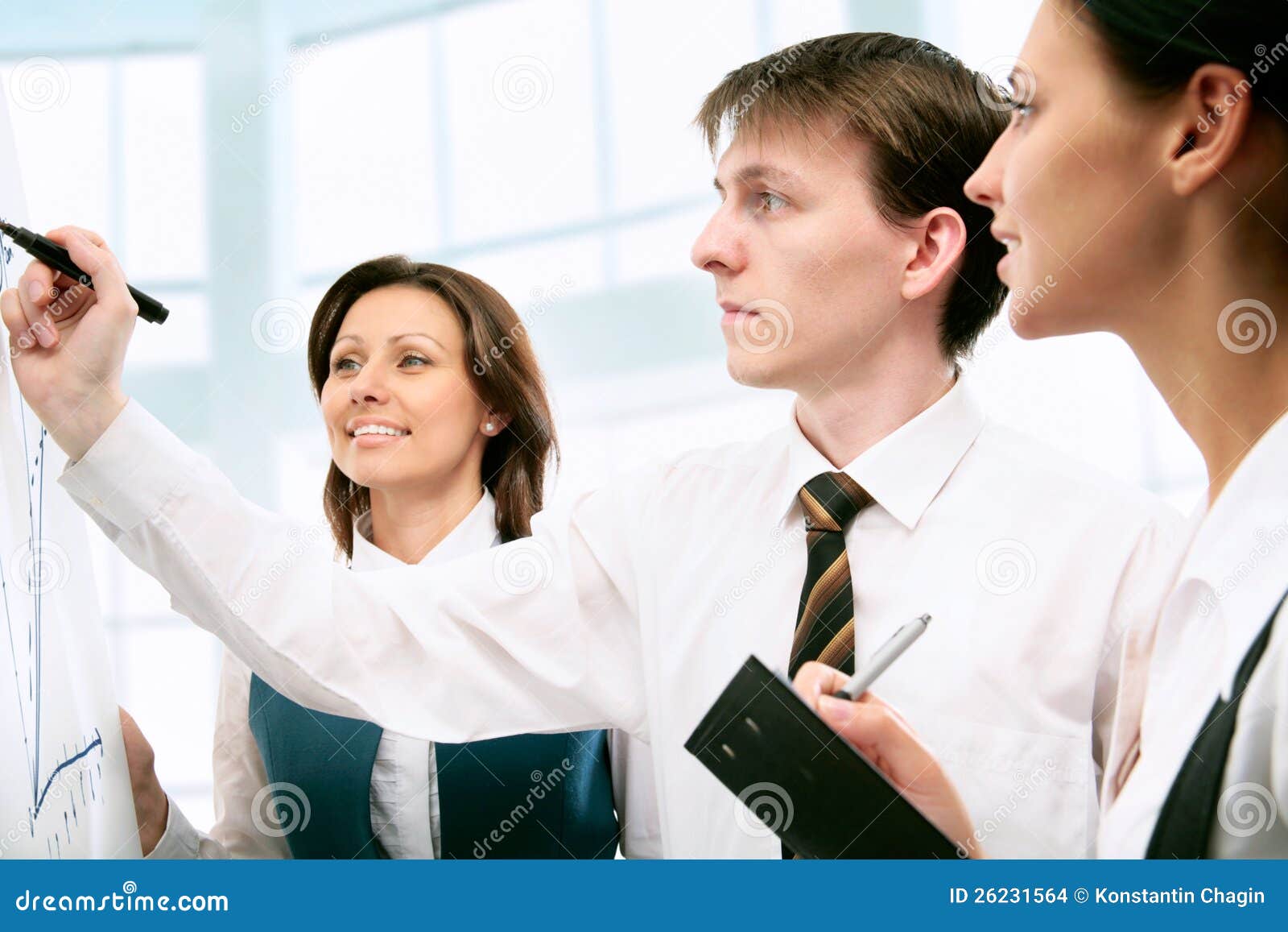 Trening stock photo. Image of pointing, groupwork, looking - 26231564