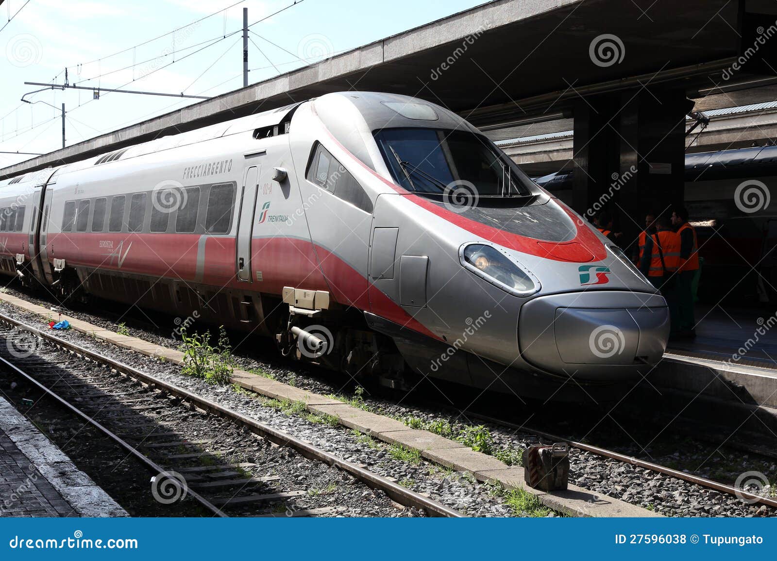 Trenitalia fast train editorial stock photo. Image of european - 27596038