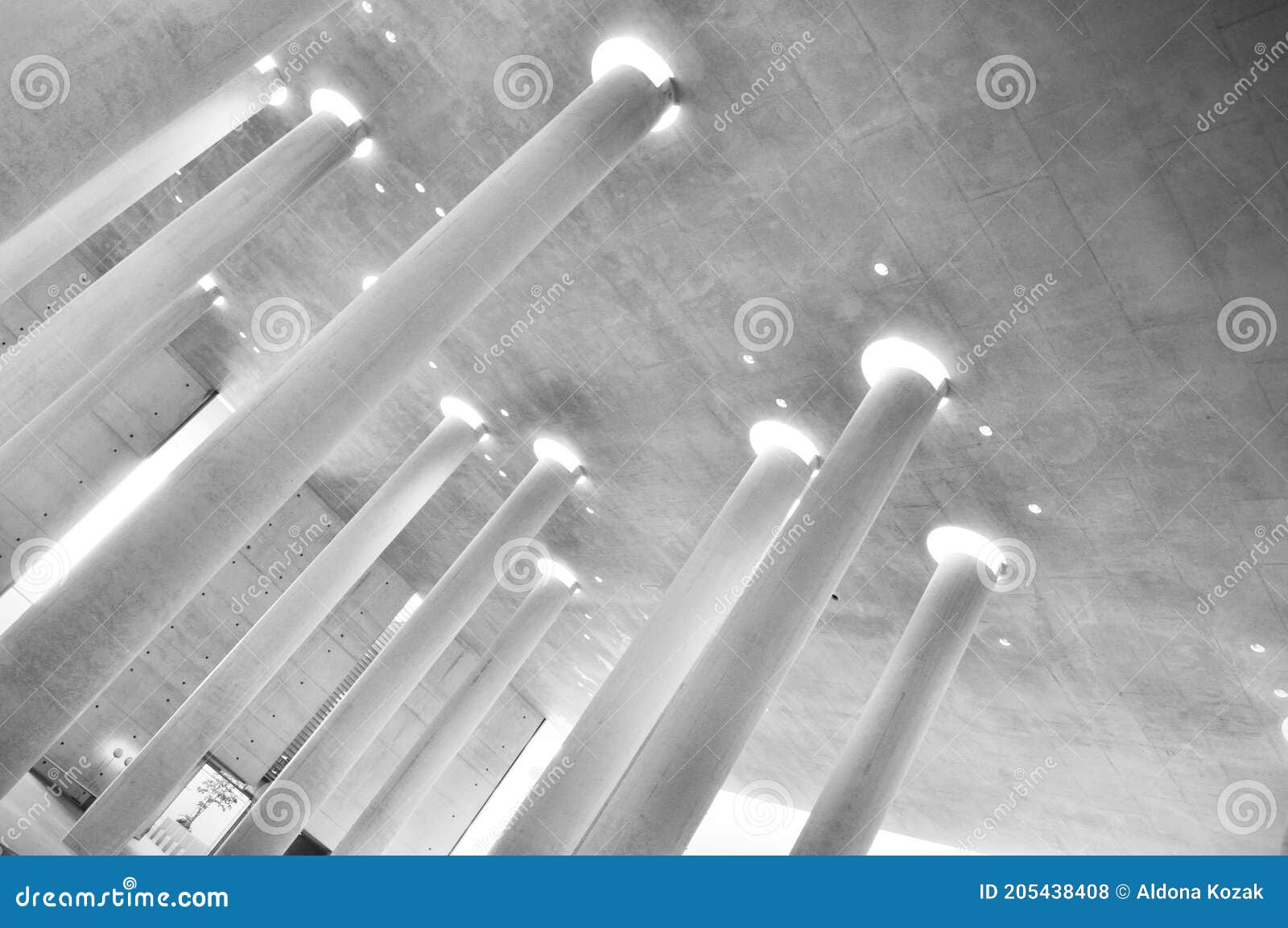 Treptow Crematorium Building Modern Architecture Stock Photo - Image of ...