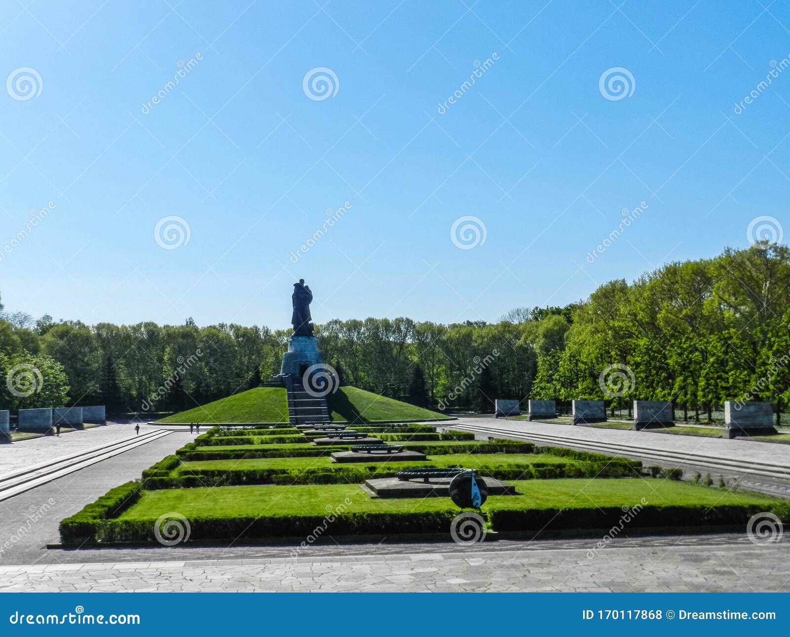 Treptower park in Berlin stock photo. Image of berlin - 170117868