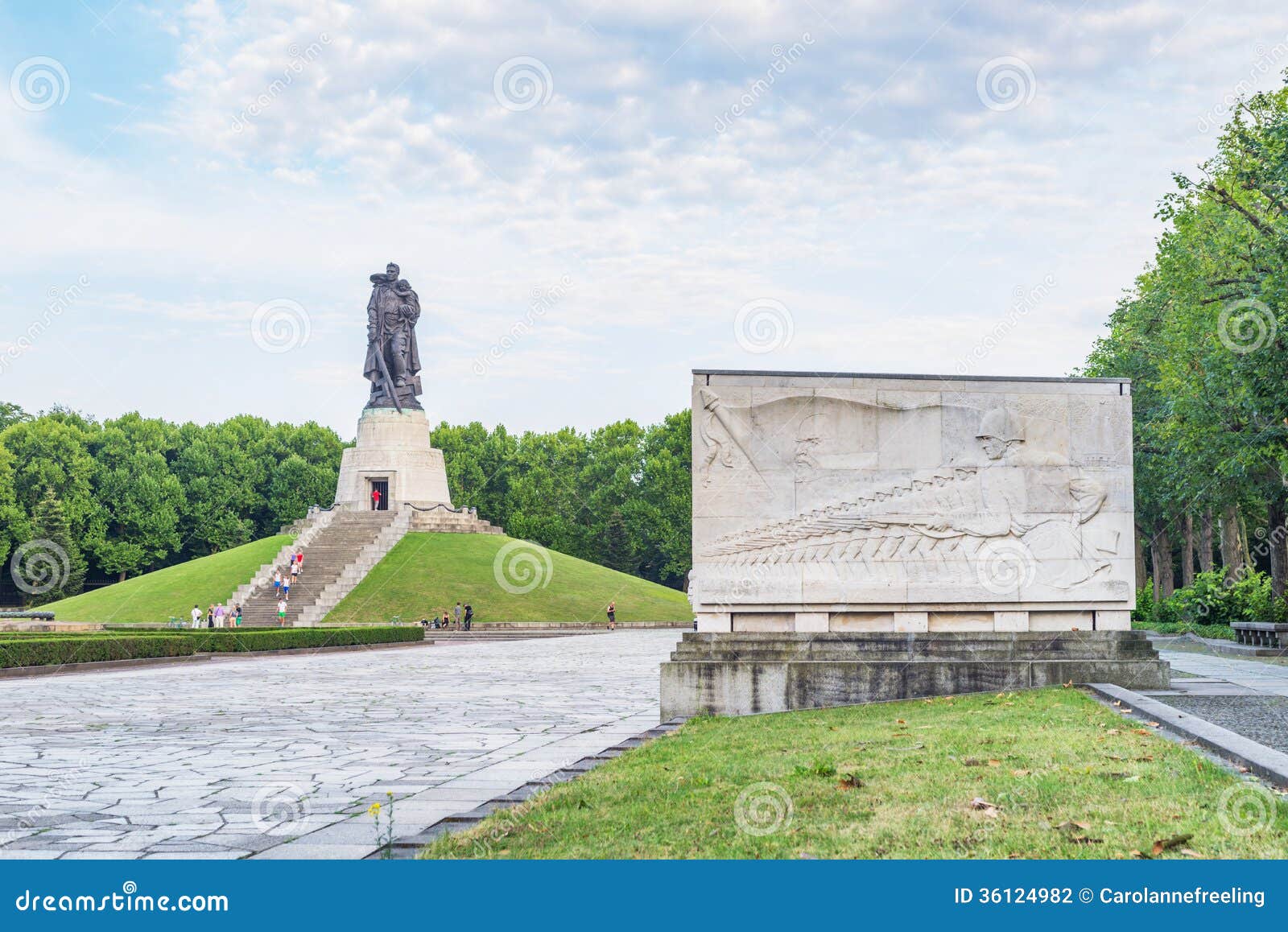 Treptower Park in Berlin on Summer Day Editorial Photography - Image of ...