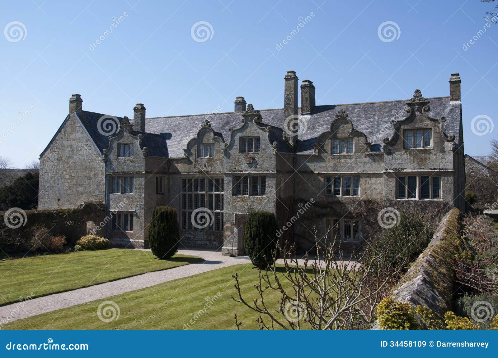 Trerice House Newquay Cornwall England UK Beautiful Elizabethan Manor ...