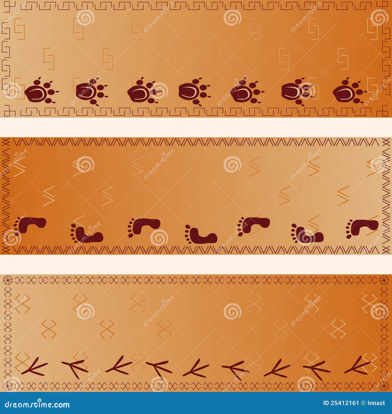 Tres banderas ilustración del vector. Ilustración de étnico - 25412161