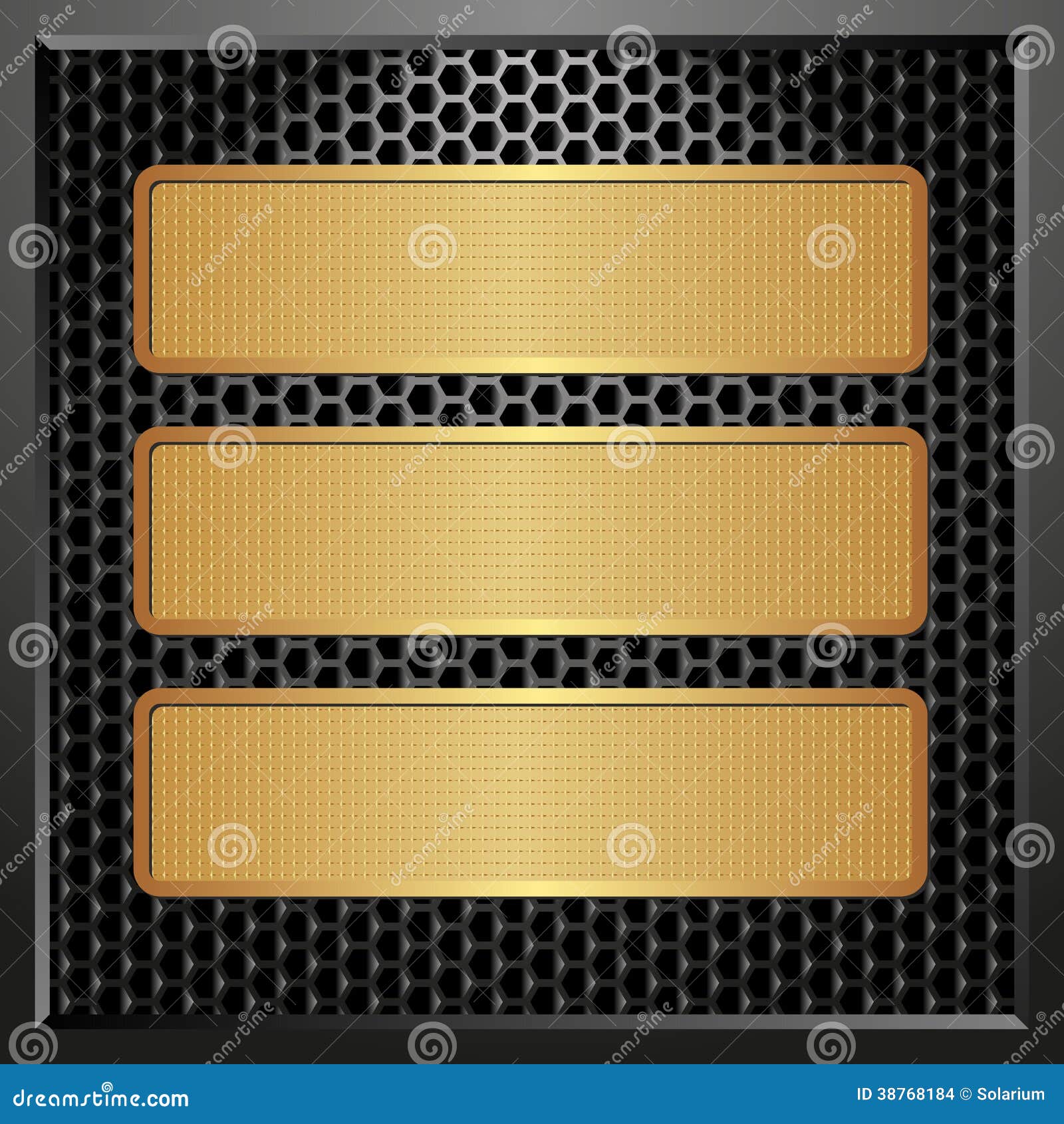 Tres banderas ilustración del vector. Ilustración de placa - 38768184