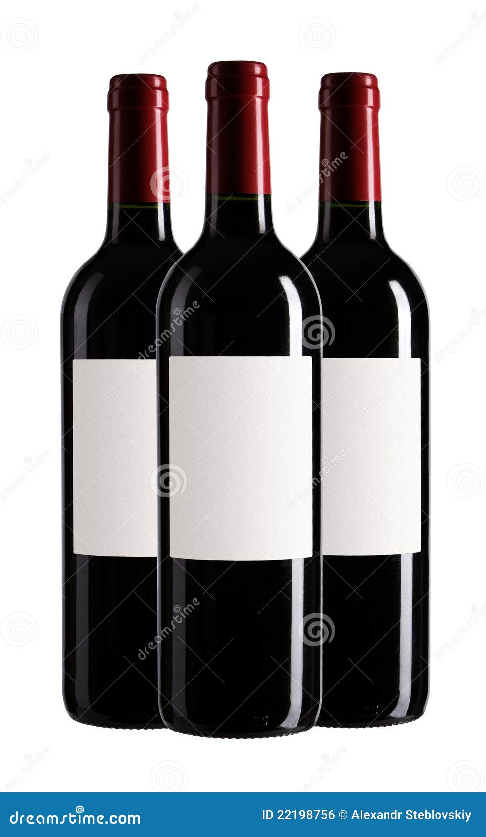 Tres botellas foto de archivo. Imagen de botellas, aislado - 22198756