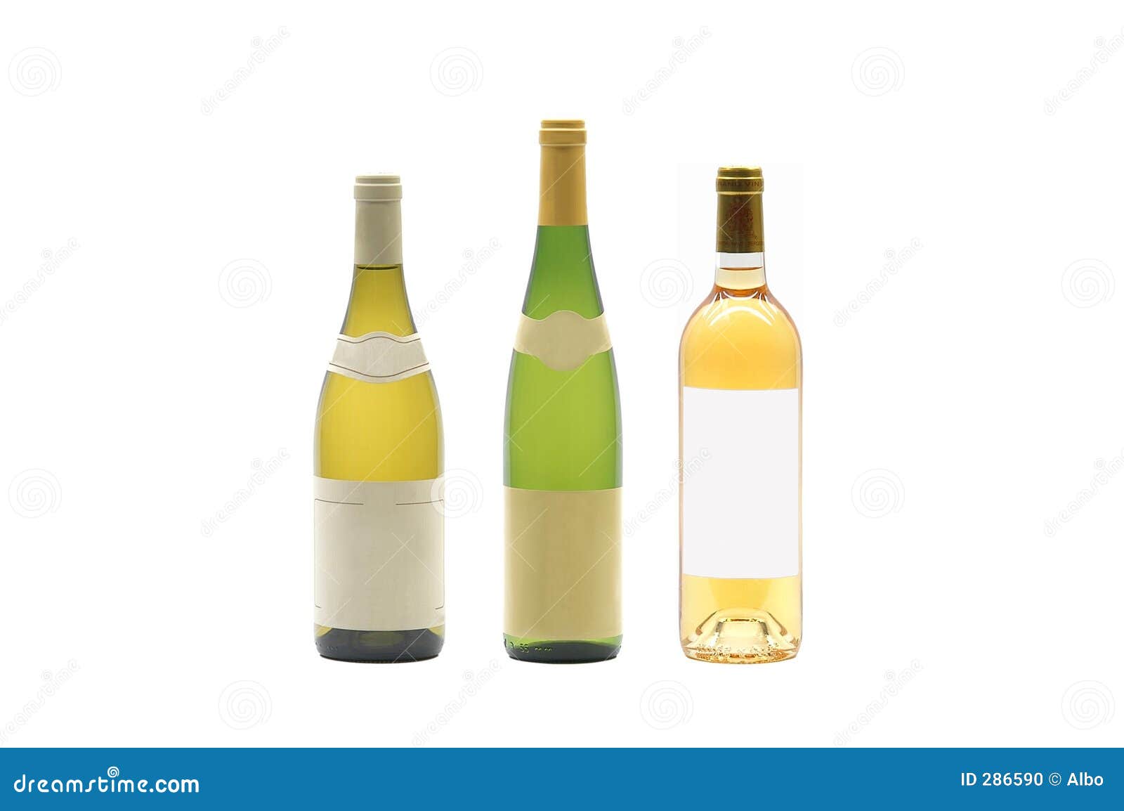 Tres botellas de vino foto de archivo. Imagen de producto - 286590