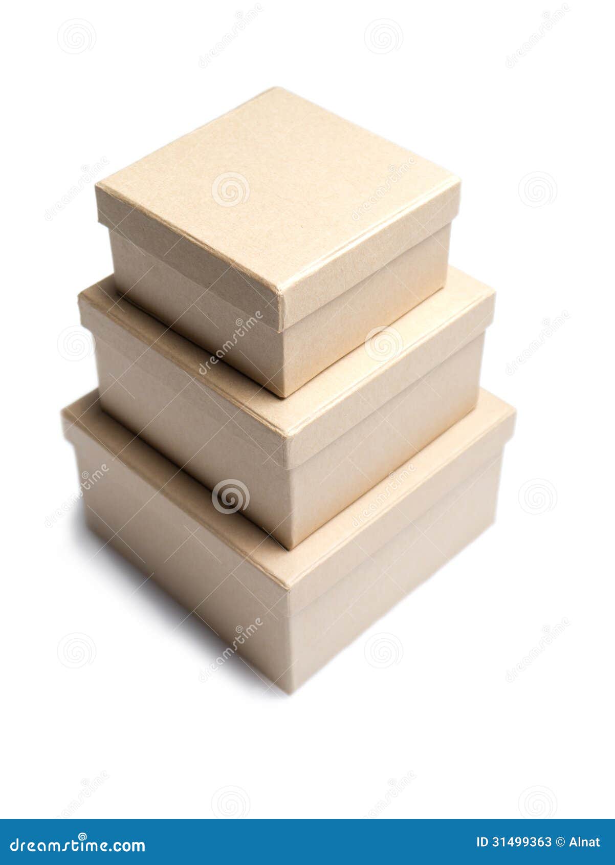 Tres cajas imagen de archivo. Imagen de talla, tapa, nadie - 31499363