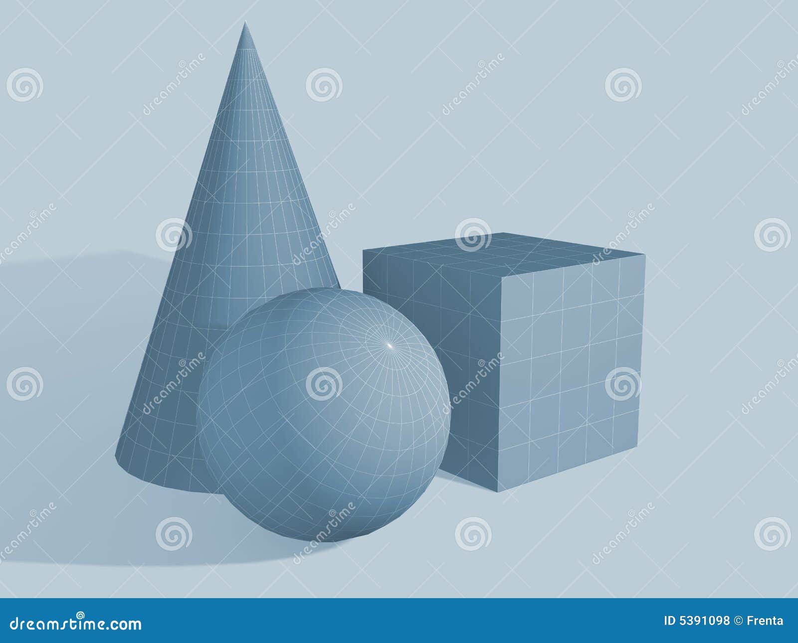 Tres figuras geométricas stock de ilustración. Ilustración de cuadrado ...