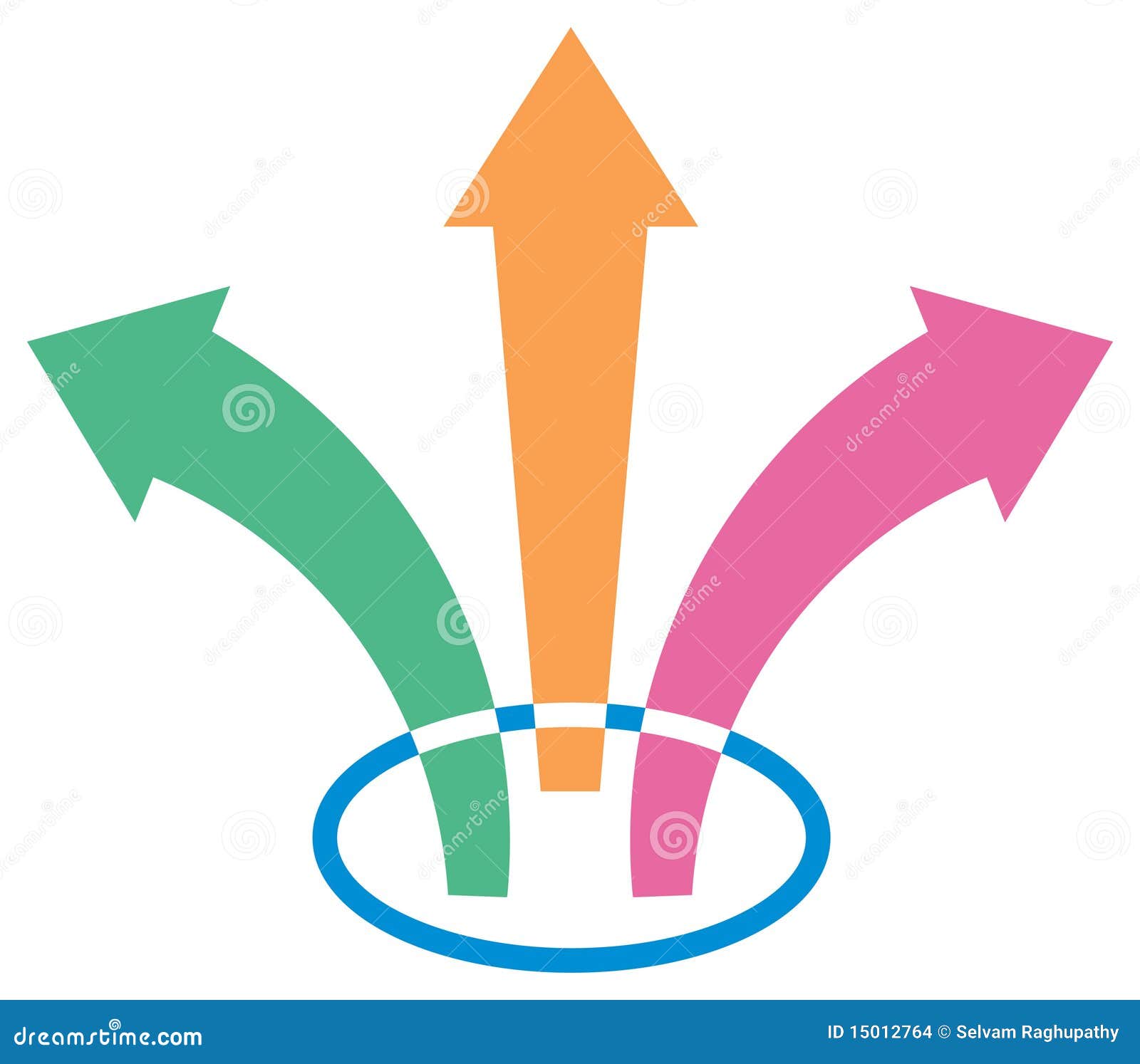 Tres Flechas Imagenes de archivo - Imagen: 15012764