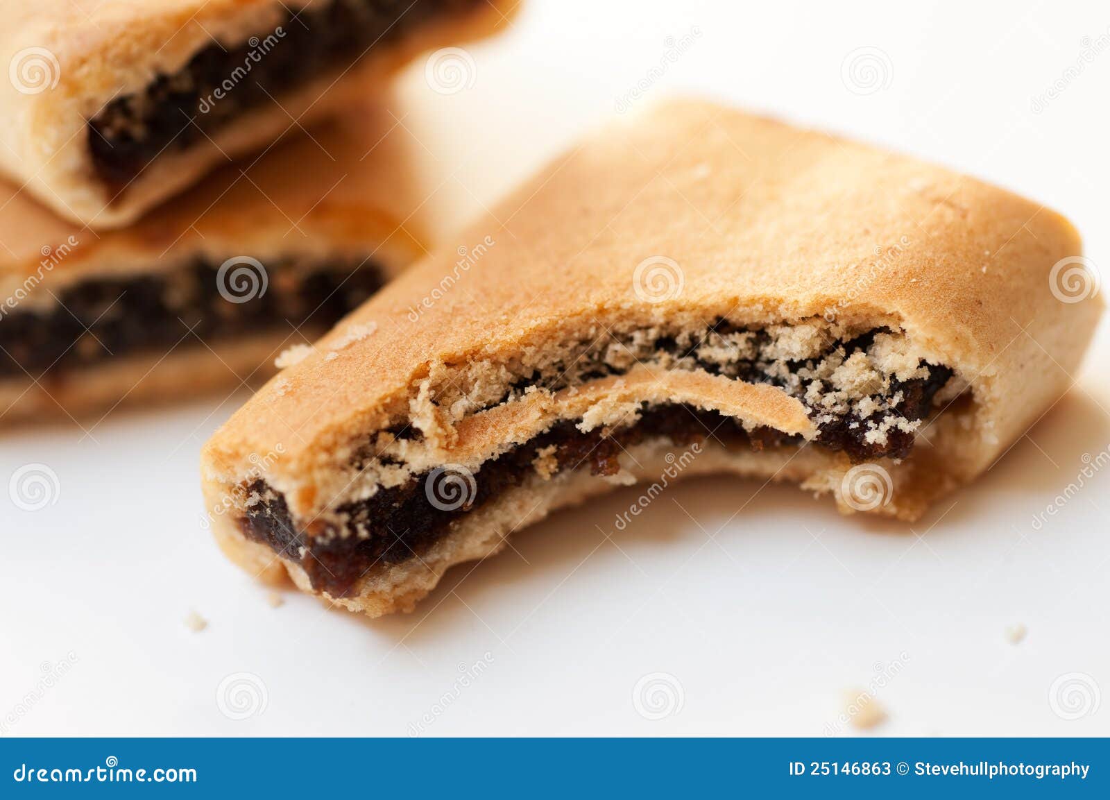 Tres Galletas Deliciosas Del Higo Imagen de archivo - Imagen de objetos ...