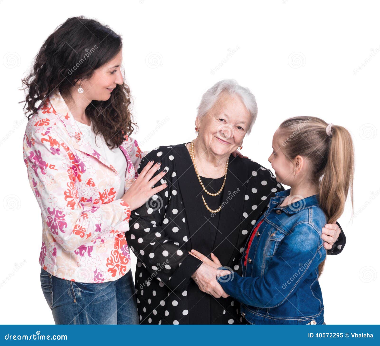 Tres Generaciones De Mujeres Imagen de archivo - Imagen de gris, amor ...