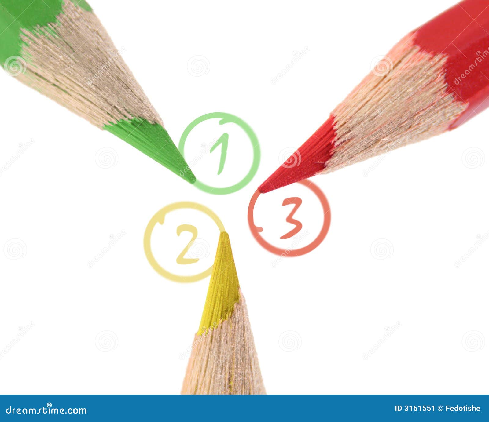 Tres items importantes imagen de archivo. Imagen de imagen - 3161551