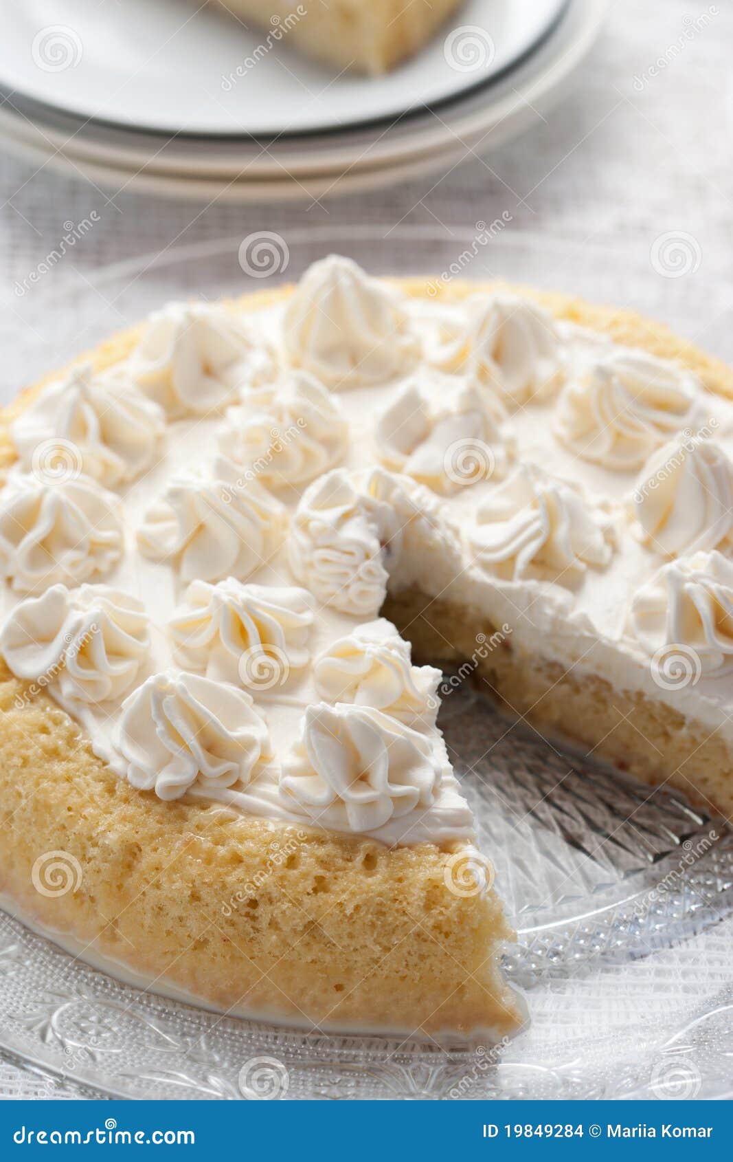 Tres Leches Cake On Top Of Venezuelan Flag, A Traditional Venezuelan ...