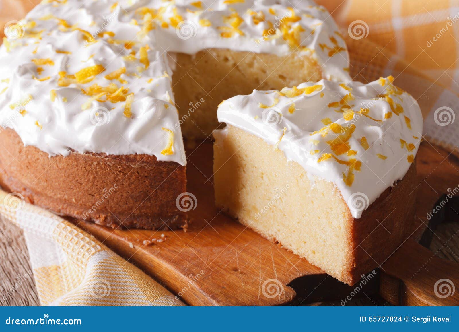 `tres Leches` Cake On Top Of Venezuelan Flag, A Traditional Venezuelan ...