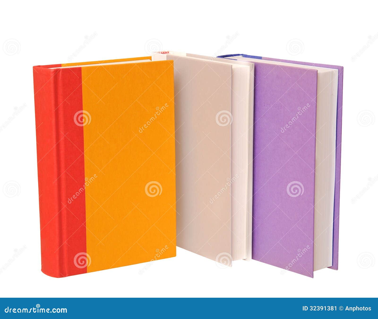 Tres libros imagen de archivo. Imagen de estudiante, aislado - 32391381