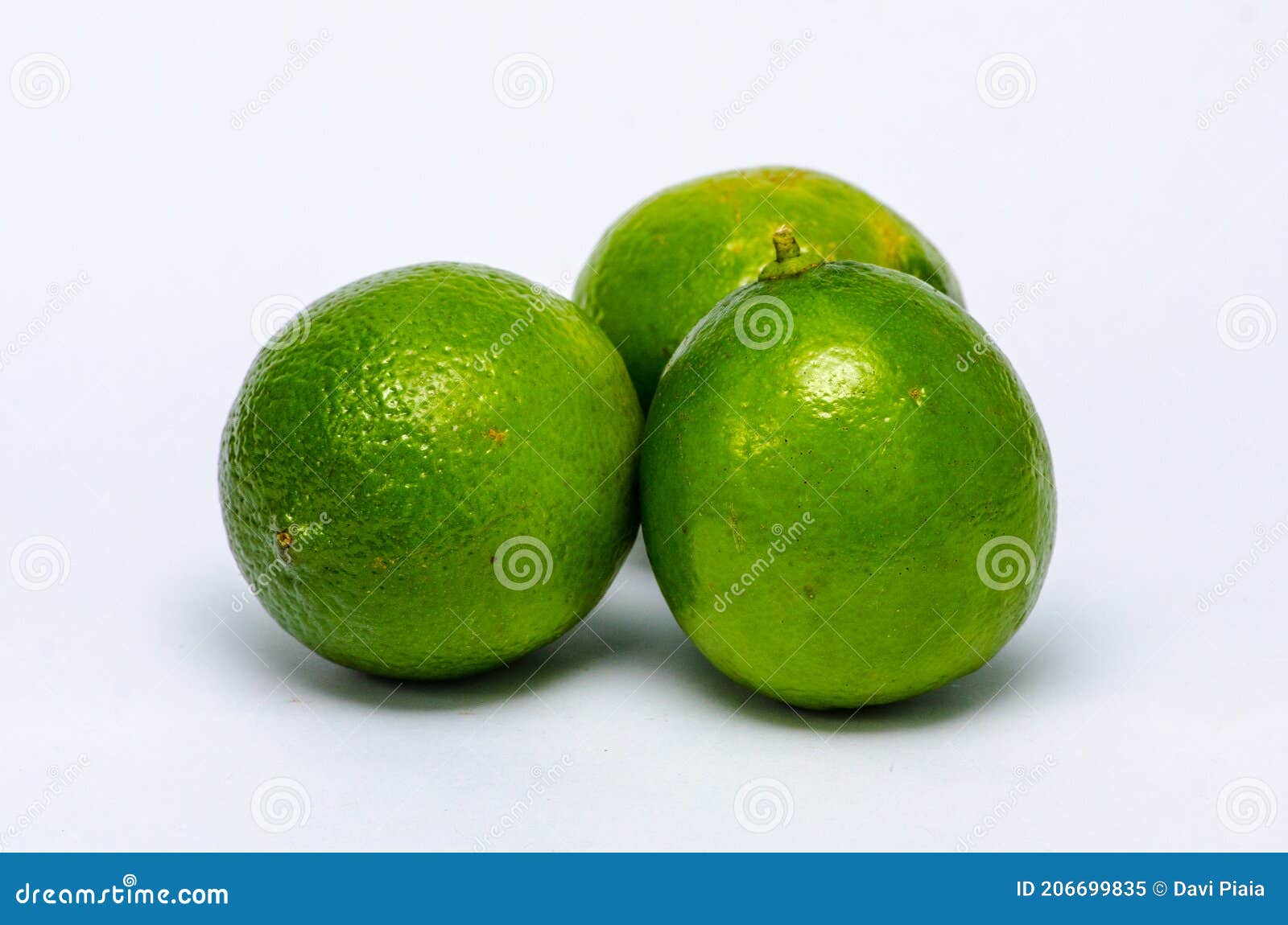 Tres Limones Verdes Limones Blanco Imagen de archivo - Imagen de ...