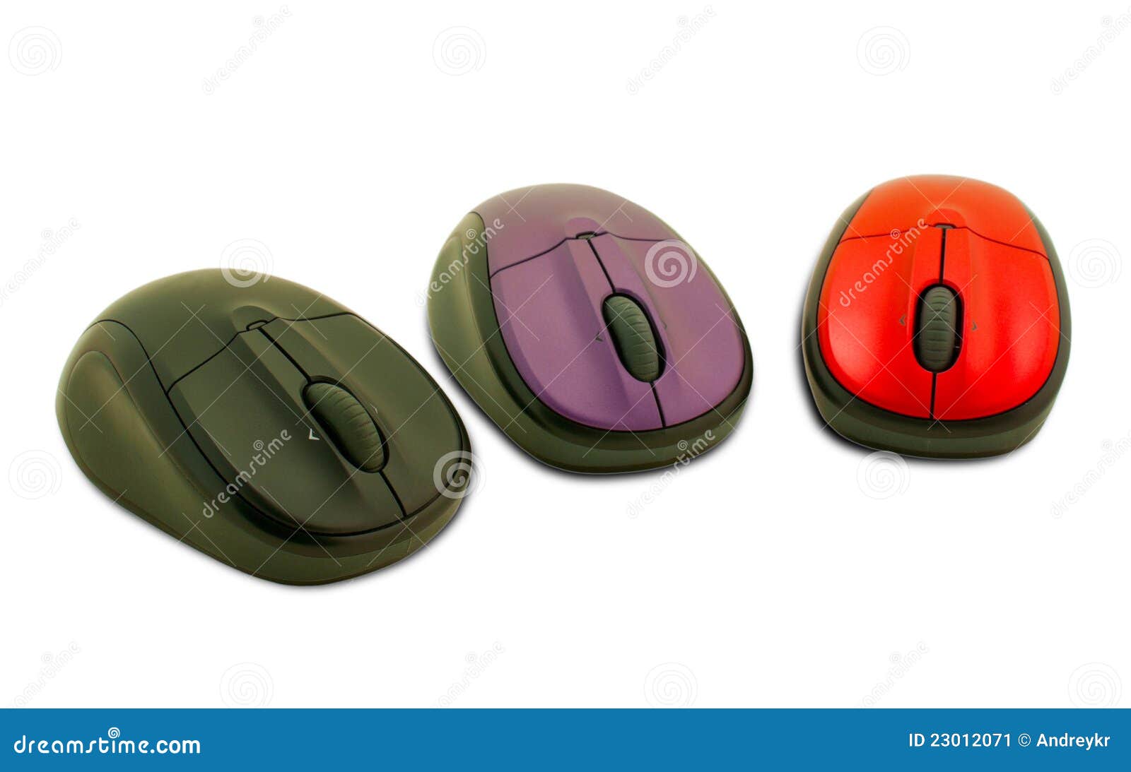 Tres mouses del ordenador imagen de archivo. Imagen de rueda - 23012071
