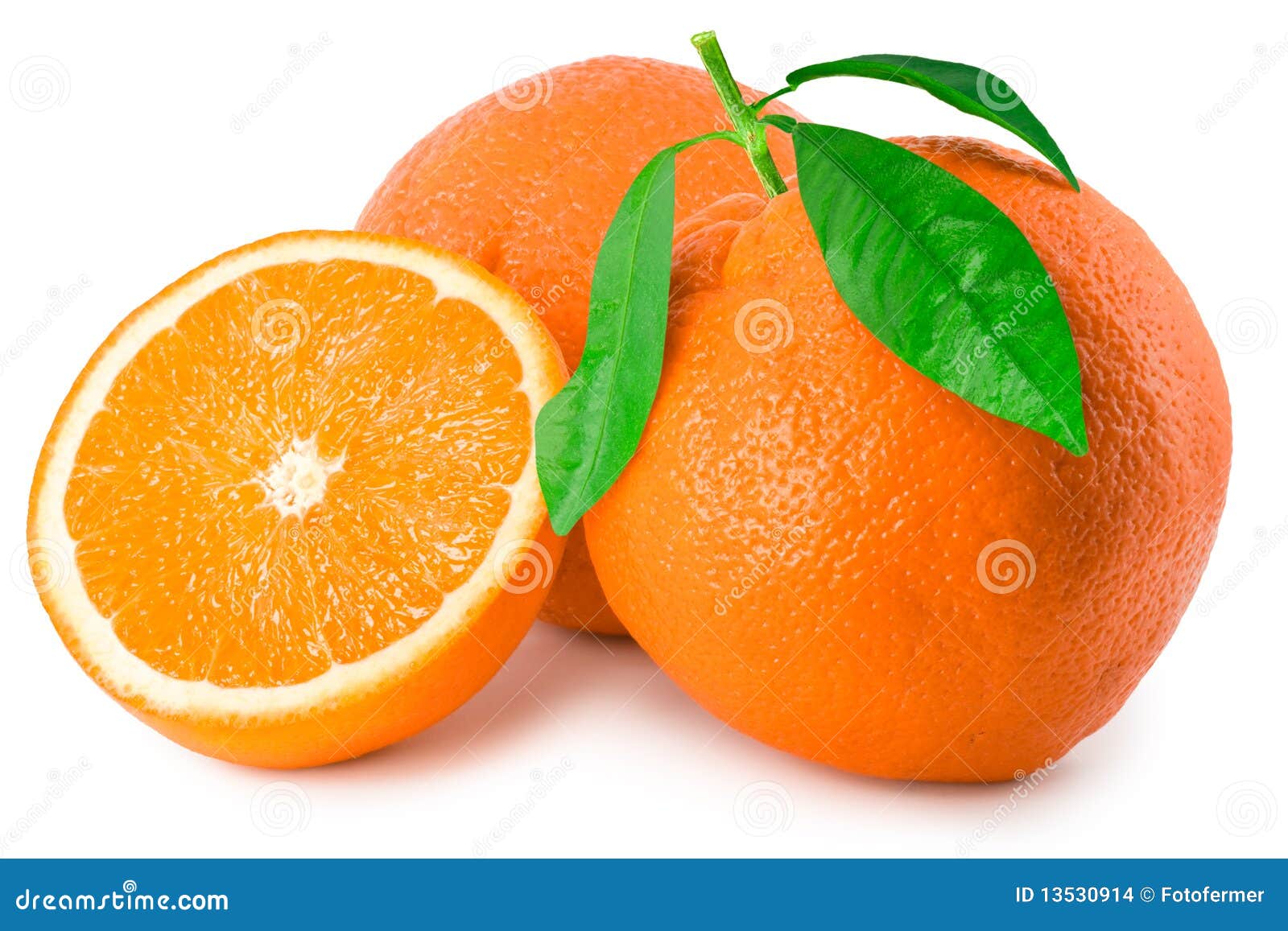Tres Naranjas Maduras En Blanco Foto de archivo - Imagen de fondos ...