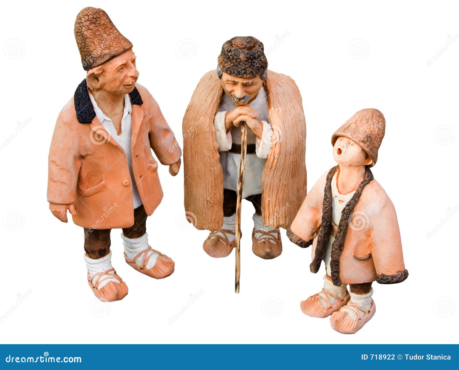 Tres pastores foto de archivo. Imagen de cultura, aislado - 718922