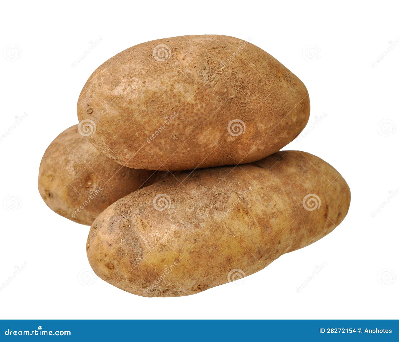 Tres patatas foto de archivo. Imagen de sabroso, vivo - 28272154