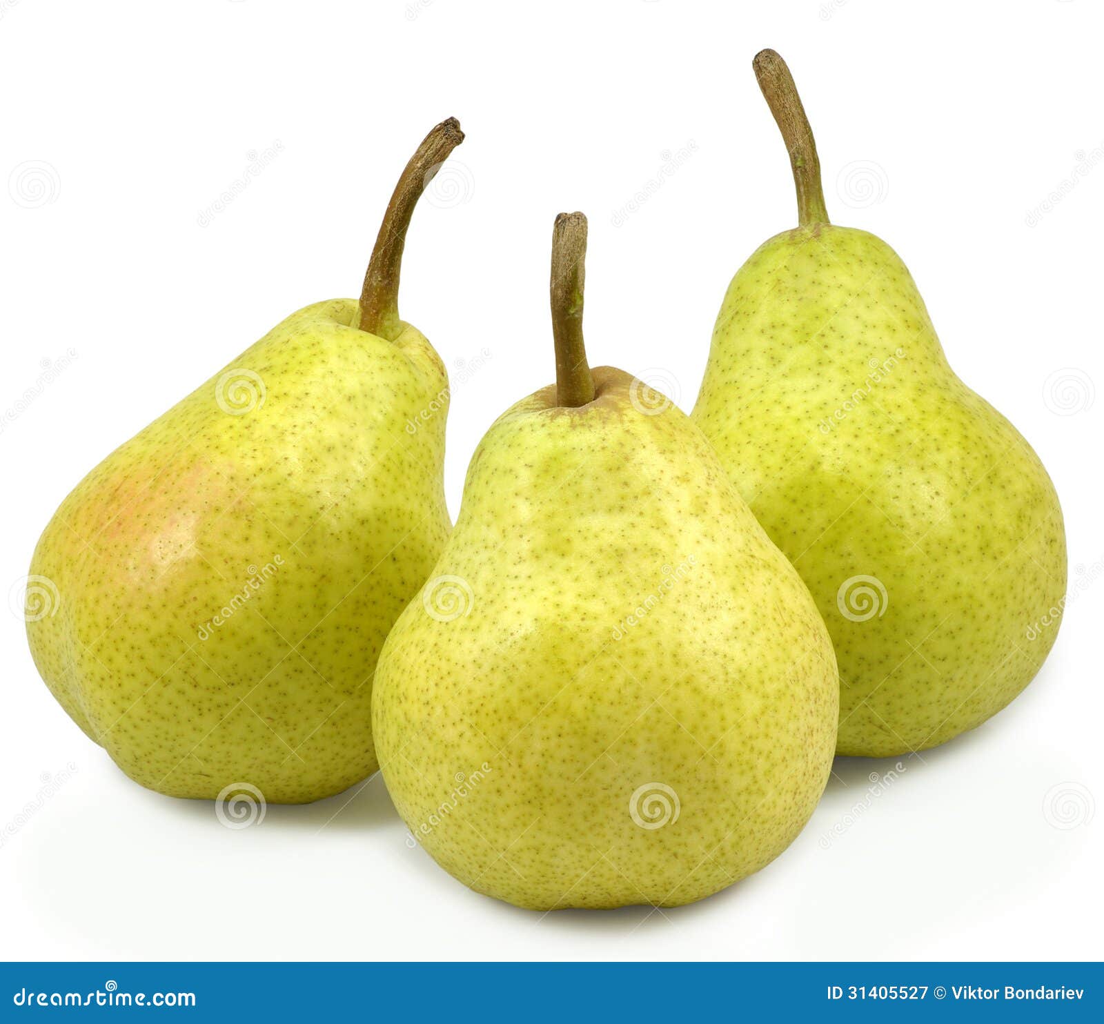 Tres peras imagen de archivo. Imagen de delicioso, nutritivo - 31405527