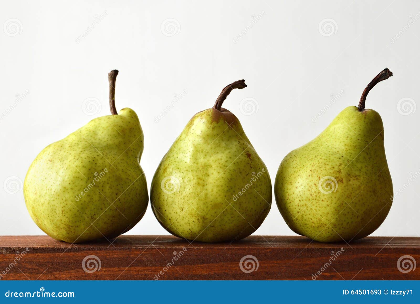 Tres peras imagen de archivo. Imagen de frescura, dieta - 64501693