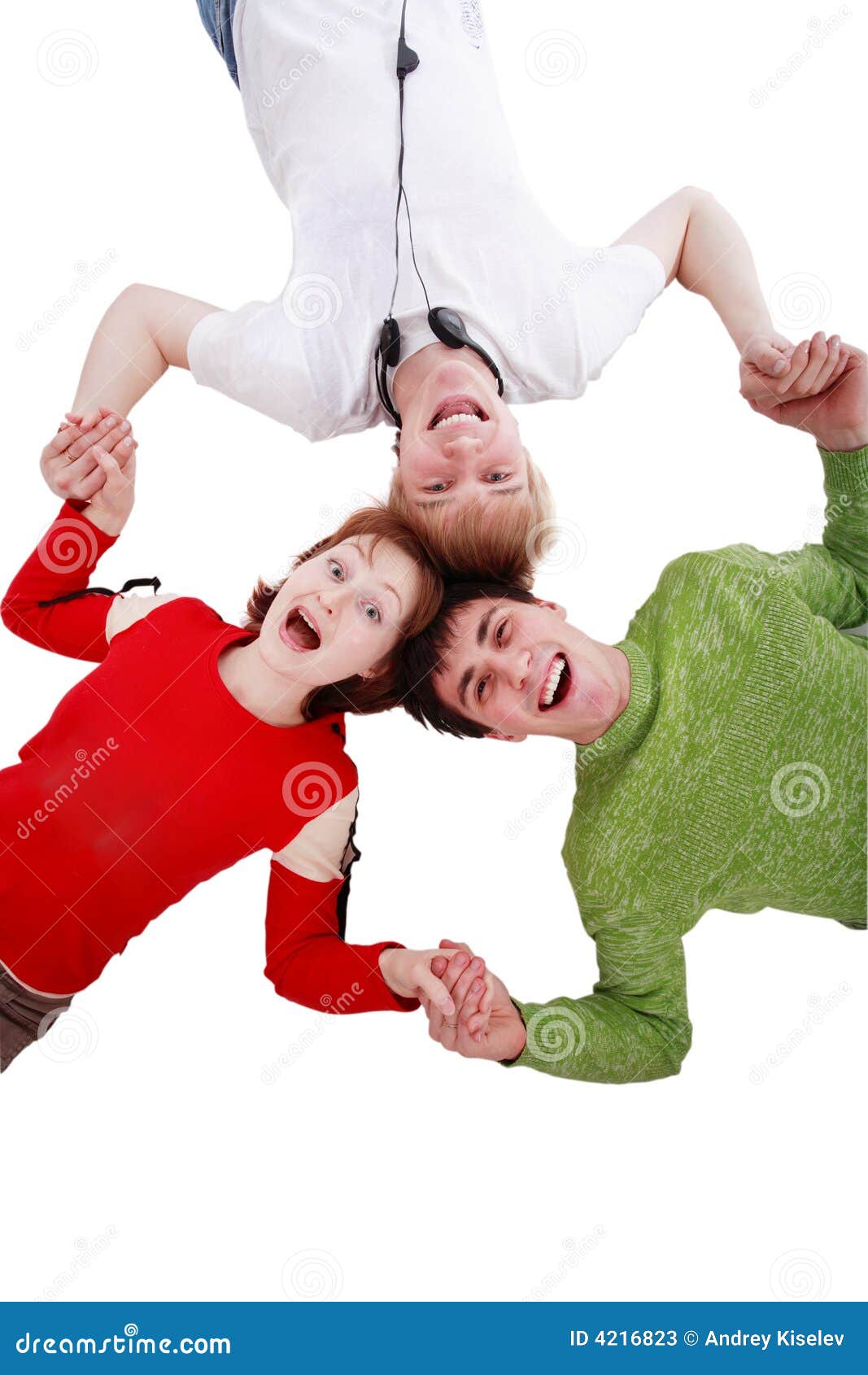 Tres personas imagen de archivo. Imagen de estudiantes - 4216823