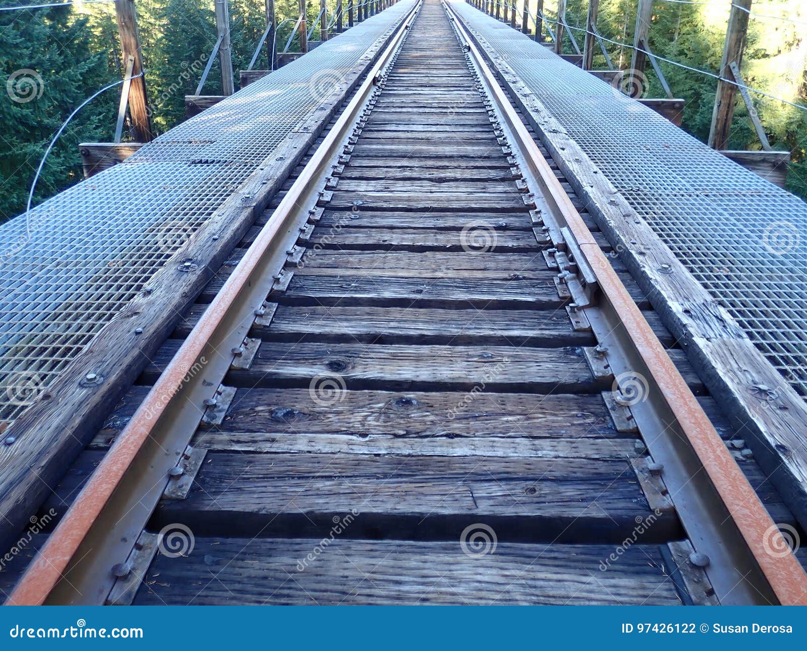 Trestle Bridge stock photo. Image of bridge, trestle - 97426122