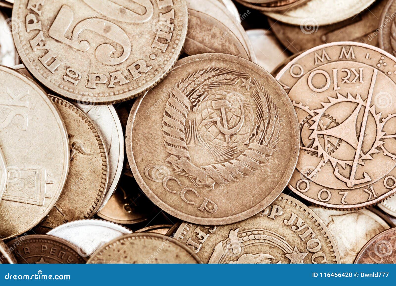 Gold treasure coins stock photo. Image of treasure, heap - 116466420