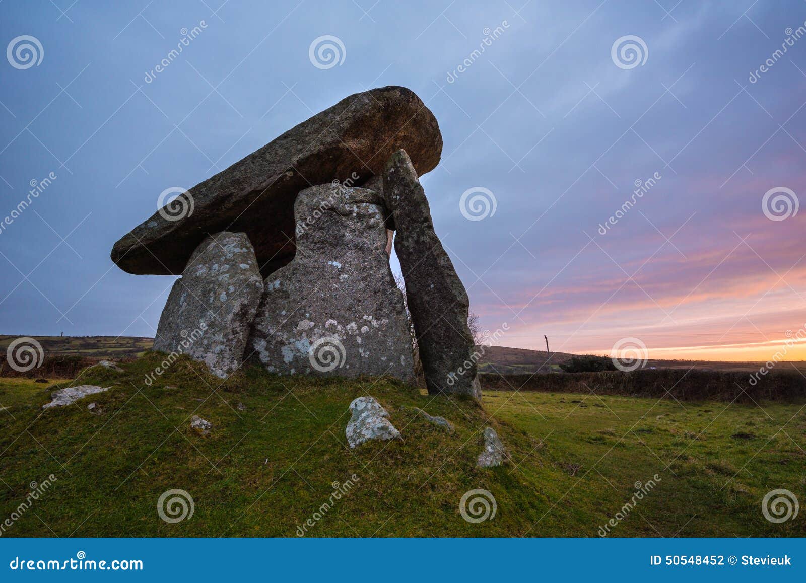 Trethevy Quoit, Ancient Monument, Cornwall, Uk Stock Photo - Image of ...