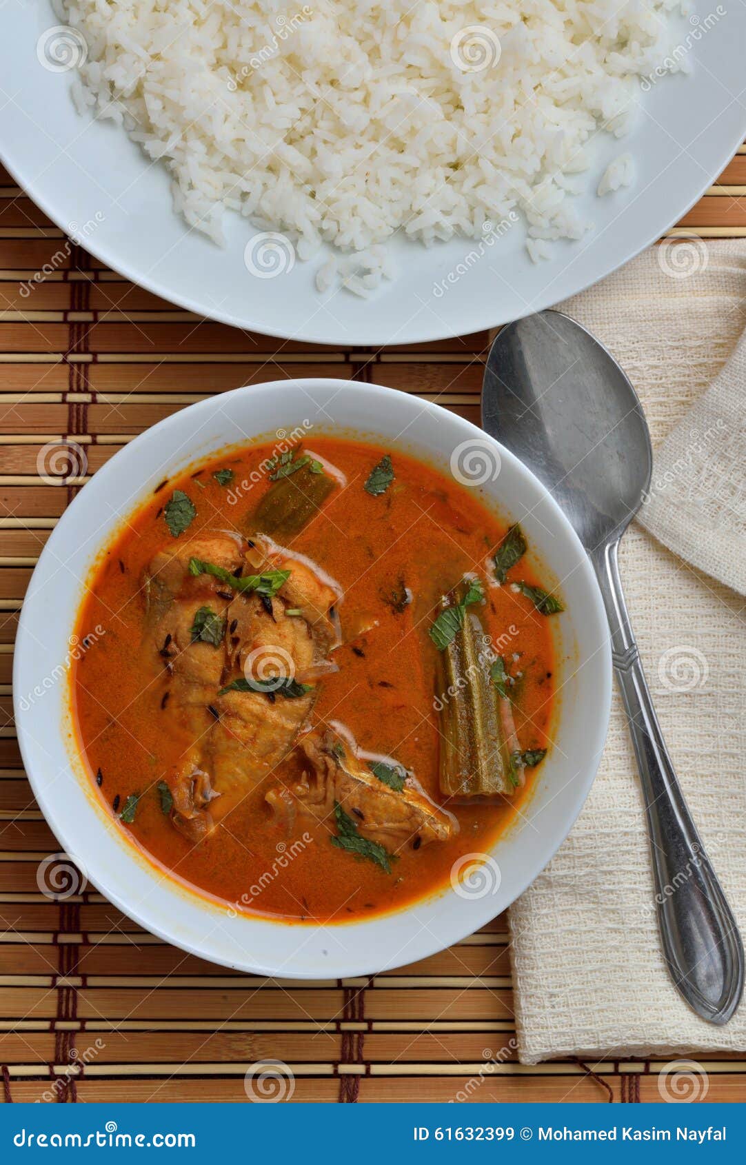 Trevally jest fish curry stock image. Image of food, kerala - 61632399