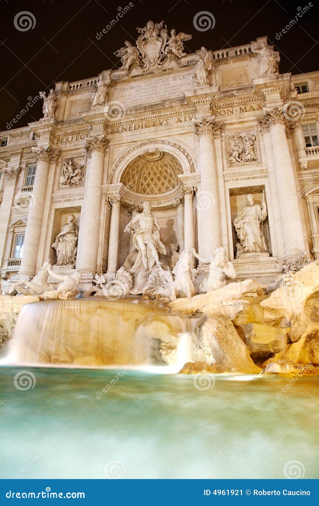 Trevi Fontein - Rome stock afbeelding. Image of water - 4961921