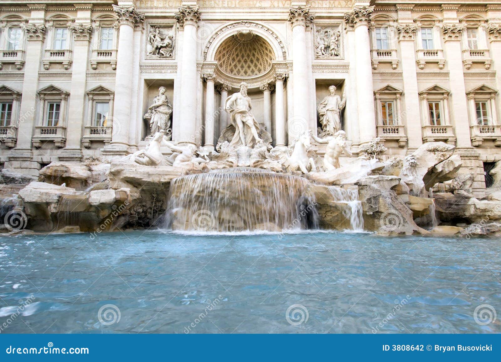 Trevi Fountain stock photo. Image of trevi, horses, stone - 3808642