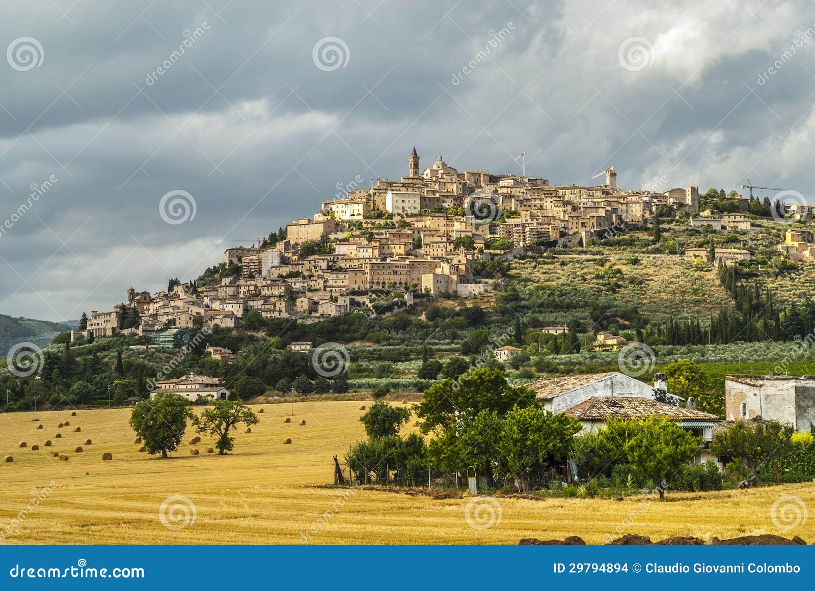 Trevi (Umbria) stock photo. Image of italian, ancient - 29794894