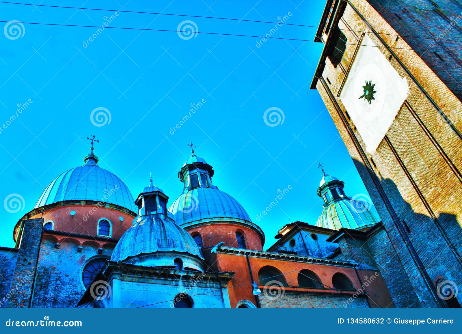 Treviso Cathedral Seen from Behind Stock Photo - Image of chiesa ...