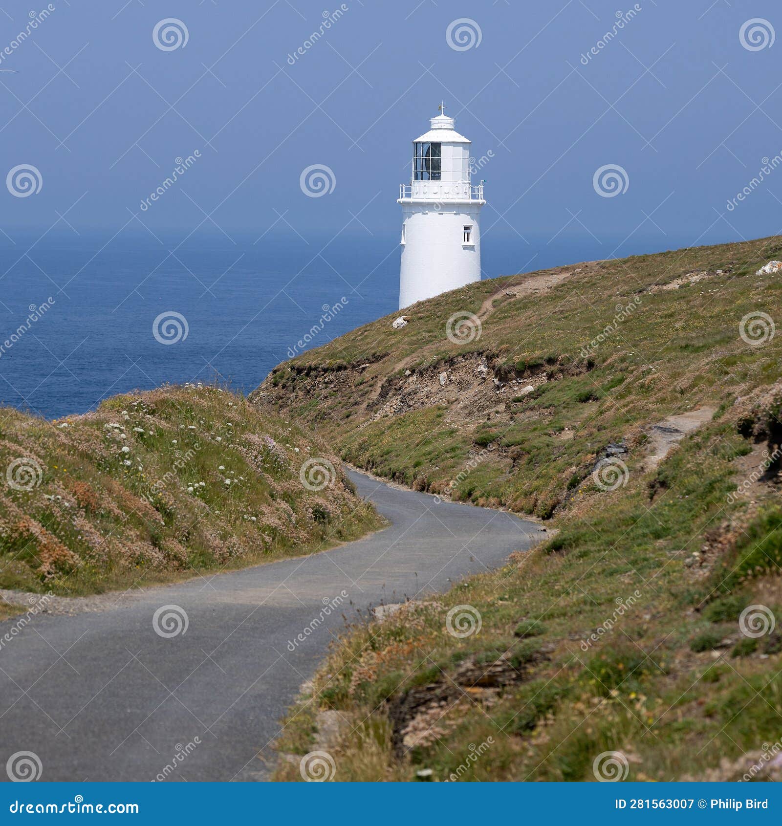 View of the Lighthouse at Trevose Head in Cornwall on June 15, 2023 ...
