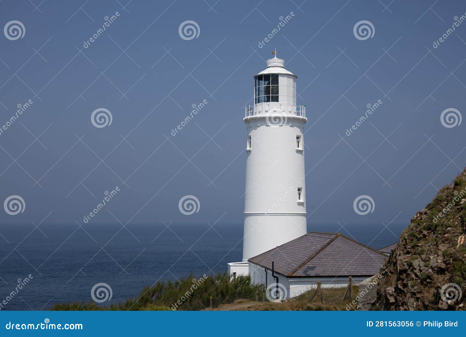 View of the Lighthouse at Trevose Head in Cornwall on June 15, 2023 ...