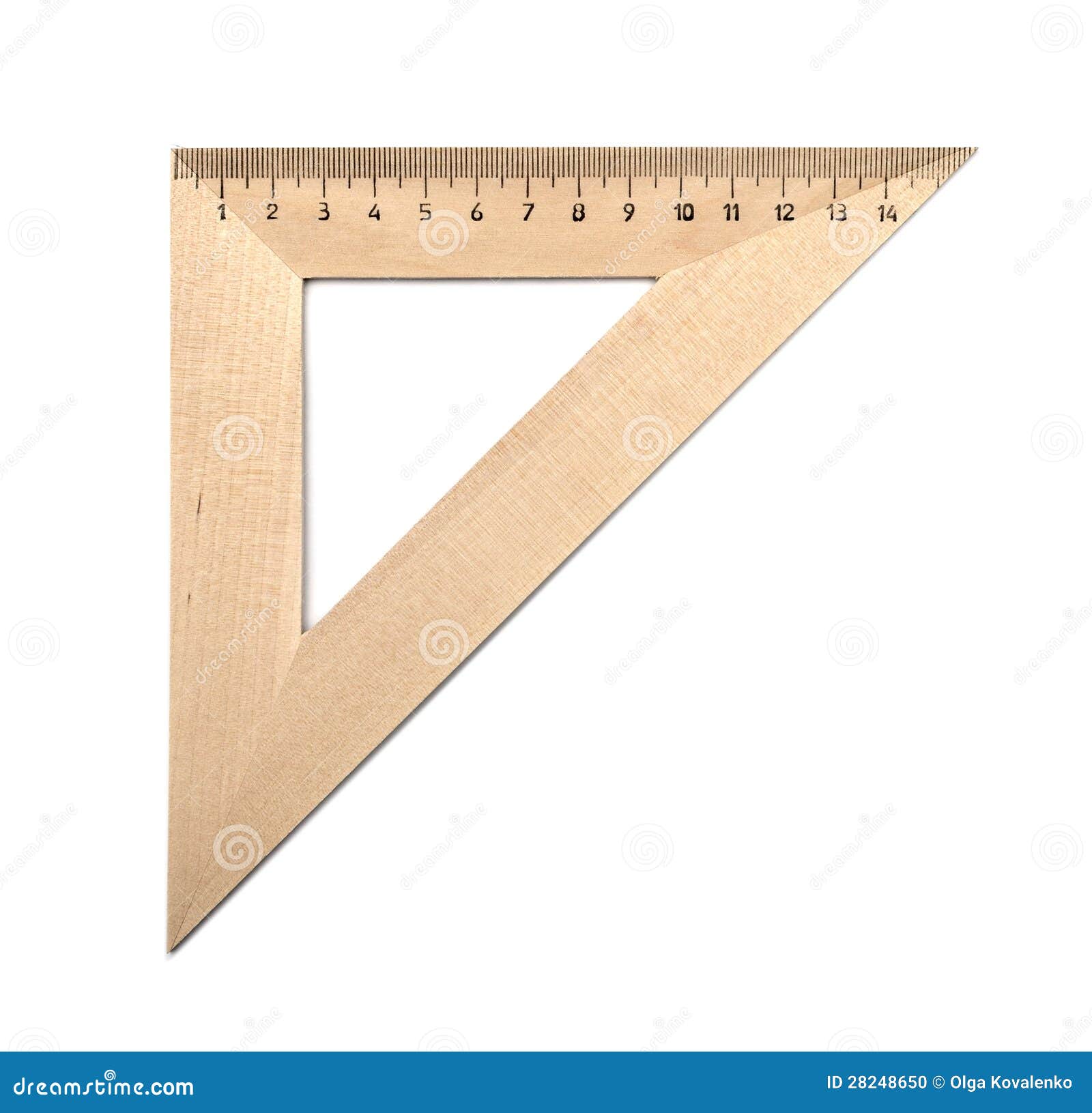 Triángulo de madera foto de archivo. Imagen de cierre - 28248650