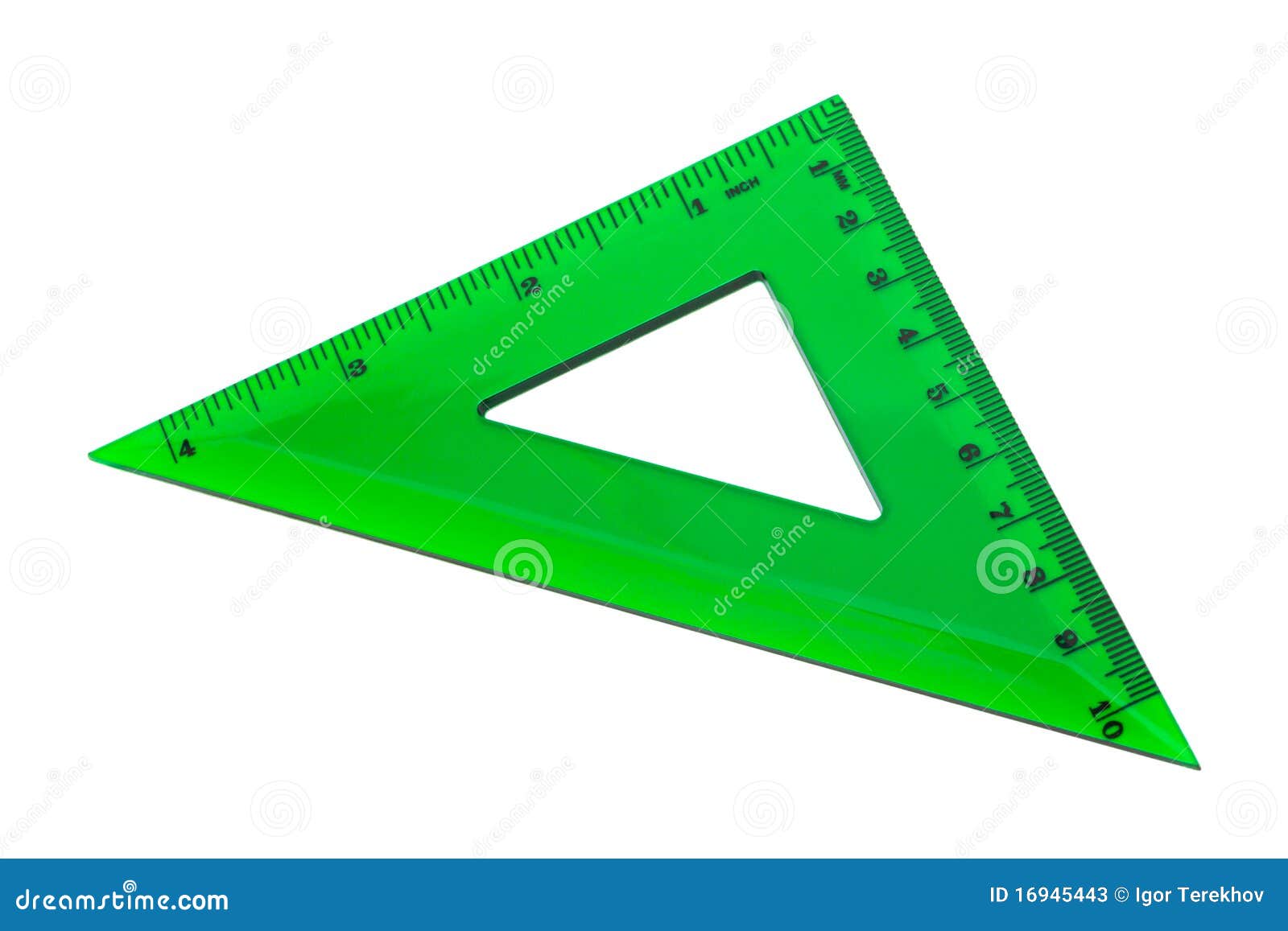 Triángulo verde imagen de archivo. Imagen de macro, color - 16945443