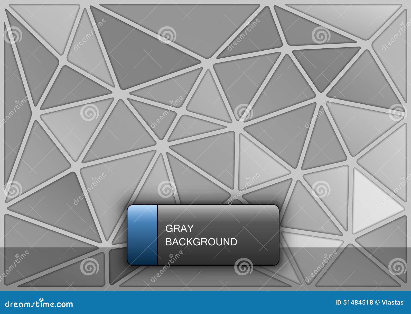 Triángulos grises ilustración del vector. Ilustración de color - 51484518