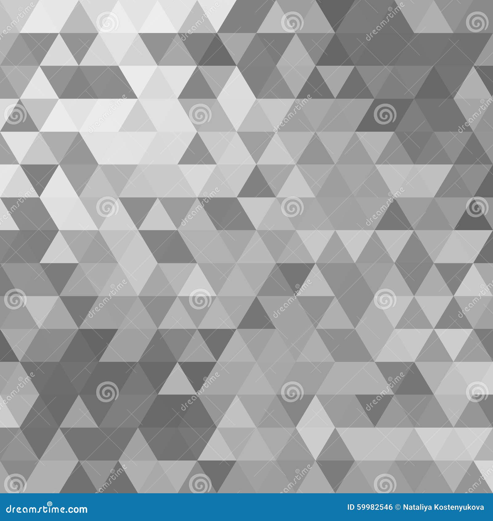 Triángulos grises ilustración del vector. Ilustración de regular - 59982546