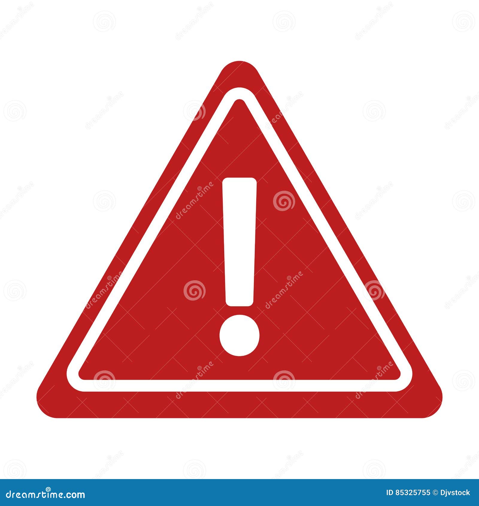 Triângulo Alerta De Advertência Da Estrada Do Sinal Ilustração Stock ...